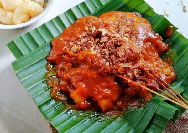 Sate Kuah Merah Ciri Khas Pariaman - Randang Rajo Rajo Sate Kuah Merah Ciri Khas Pariaman - Randang Rajo Rajo